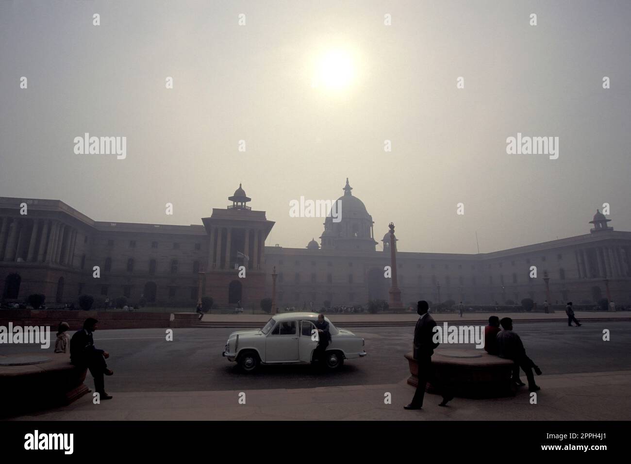 the architecture of the President Estate Rashtrapati Bhavan in the city ...