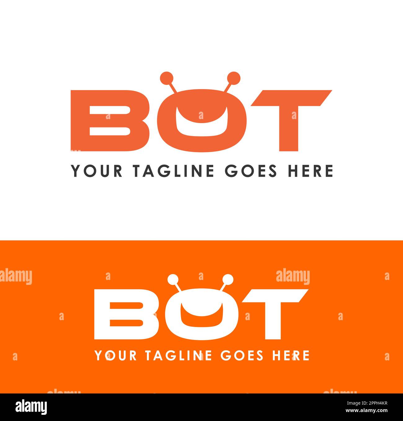 logo robotic illustration vector sign Stock Vector Image & Art - Alamy