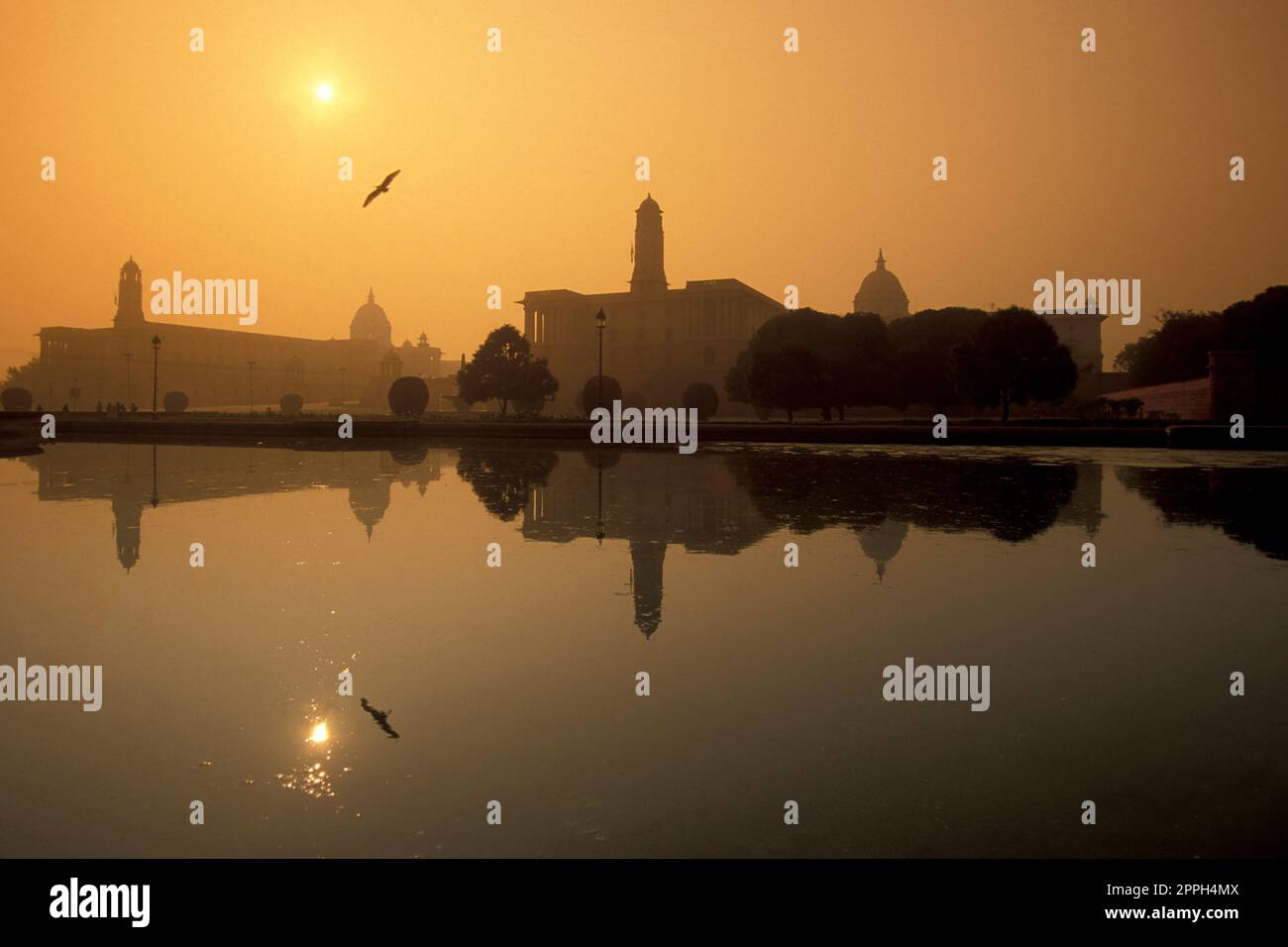 the architecture of the President Estate Rashtrapati Bhavan in the city ...