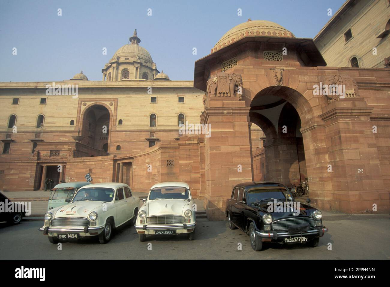 the architecture of the President Estate Rashtrapati Bhavan in the city ...
