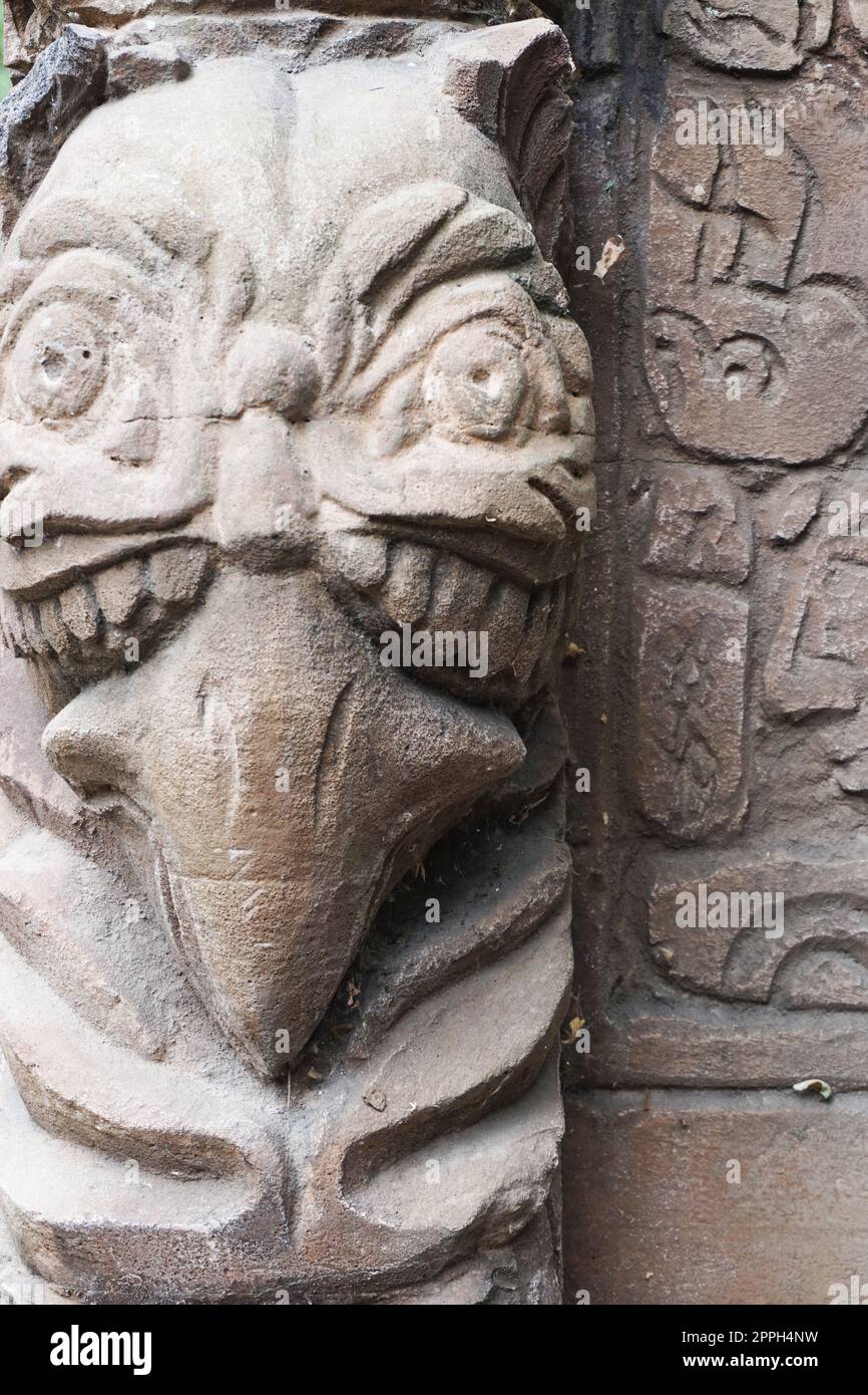 old aztec texture as very nice history background Stock Photo - Alamy