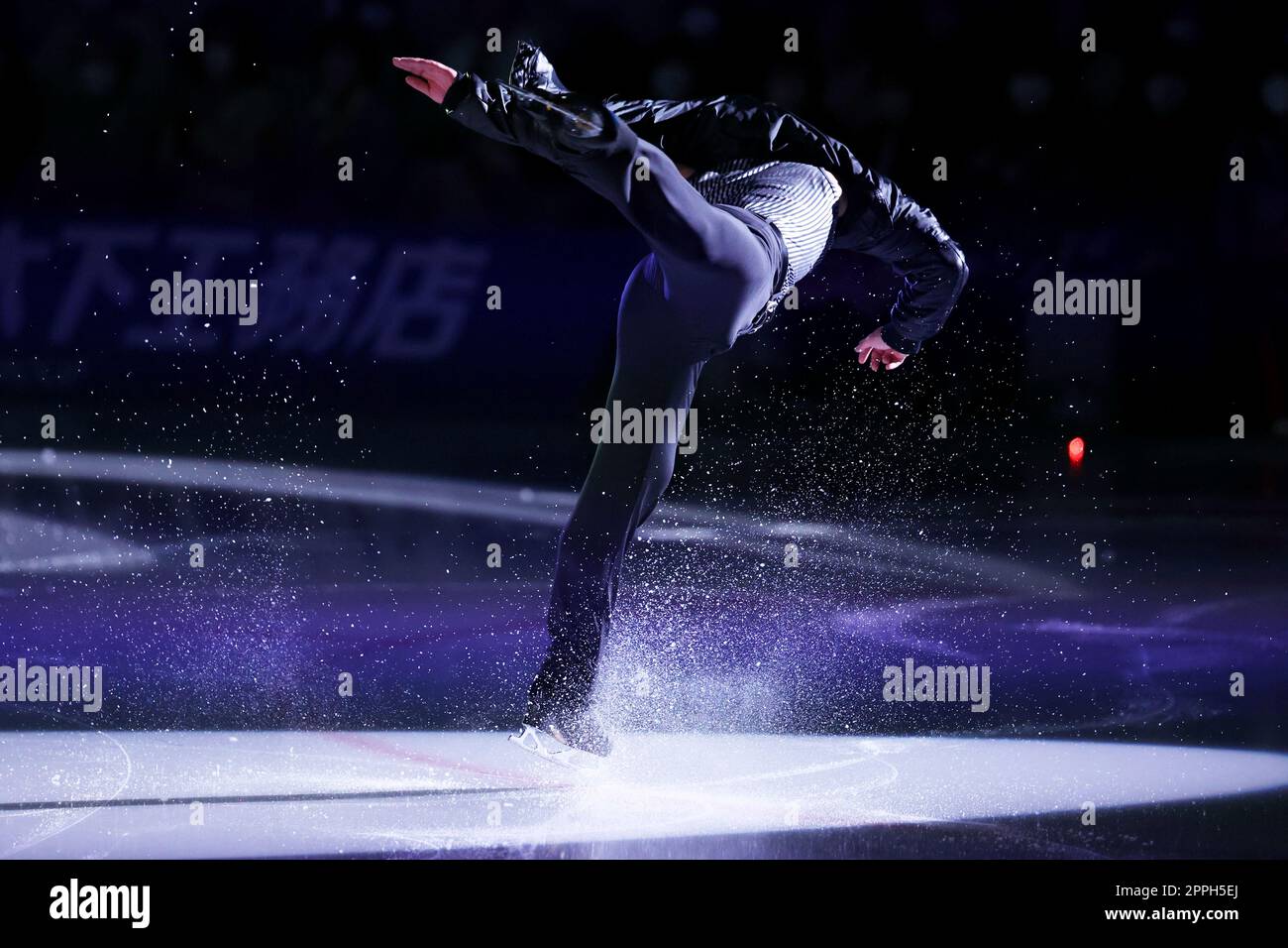 Kinoshita Academy Kyoto Ice arena, Kyoto, Japan. 22nd Apr, 2023. Lucas ...