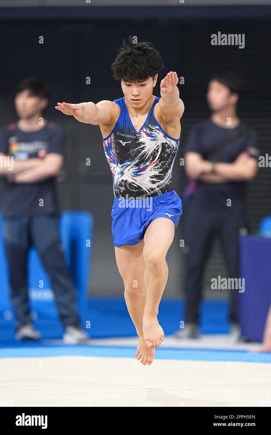 Tokyo, Japan. 21st Apr, 2023. Shinnosuke Oka Artistic Gymnastics : The 77th All Japan Artistic ...
