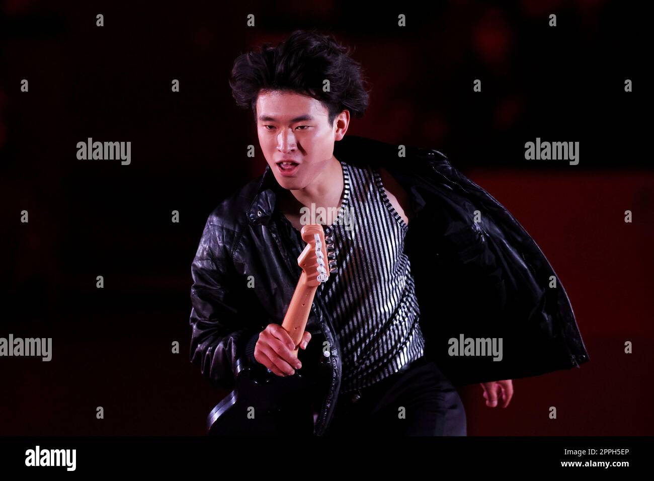 Kinoshita Academy Kyoto Ice arena, Kyoto, Japan. 22nd Apr, 2023. Lucas ...