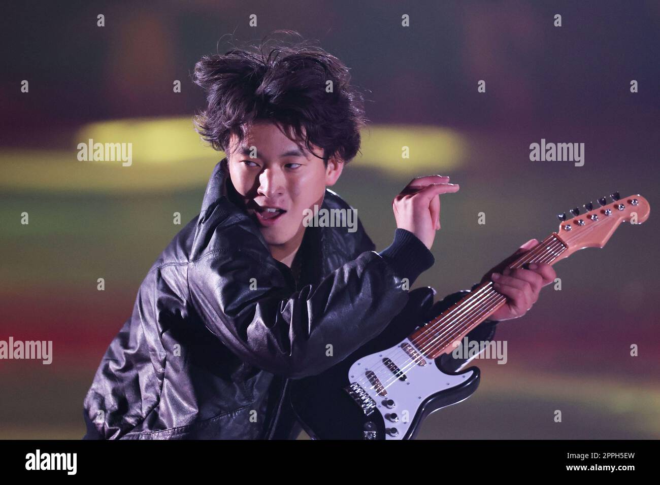 Kinoshita Academy Kyoto Ice arena, Kyoto, Japan. 22nd Apr, 2023. Lucas ...