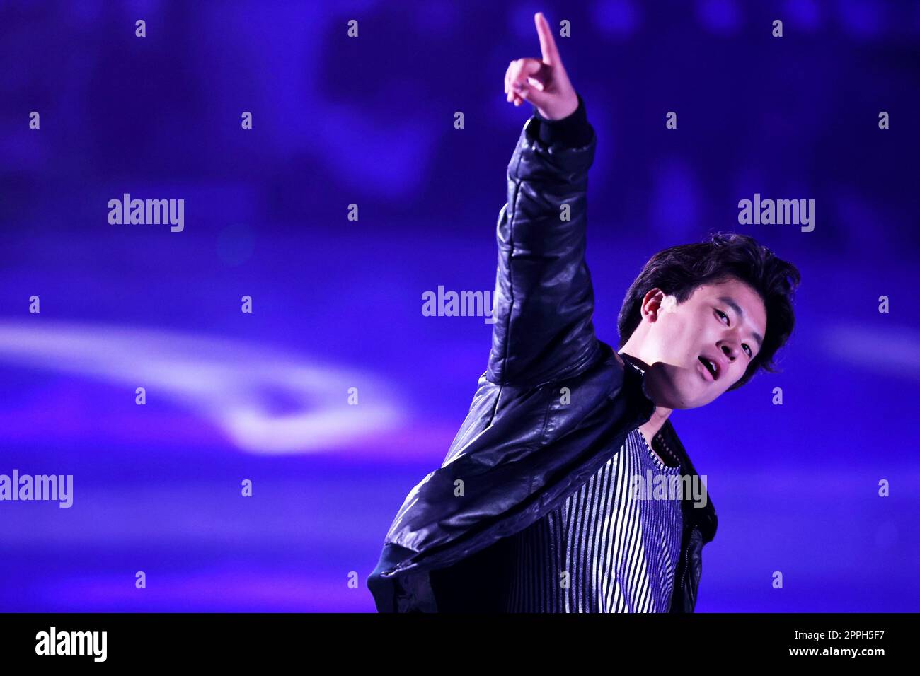 Kinoshita Academy Kyoto Ice arena, Kyoto, Japan. 22nd Apr, 2023. Lucas ...