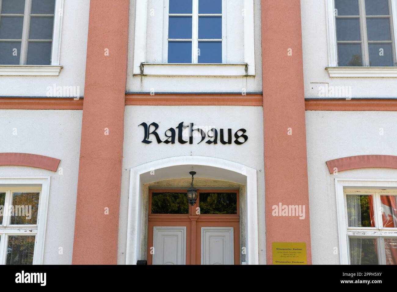 Marchegg town hall Stock Photo - Alamy