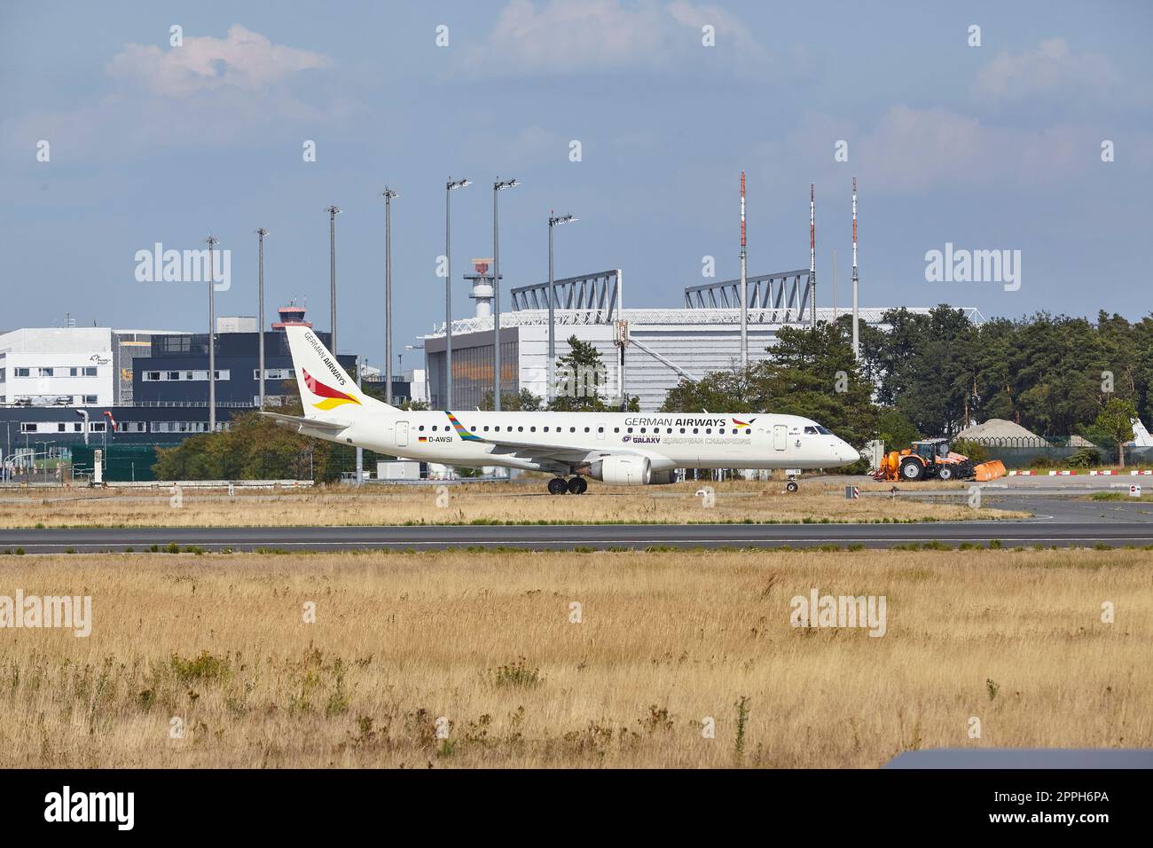 Frankfurt Airport Fraport - Embraer E190LR of German Airways (Frankfurt ...