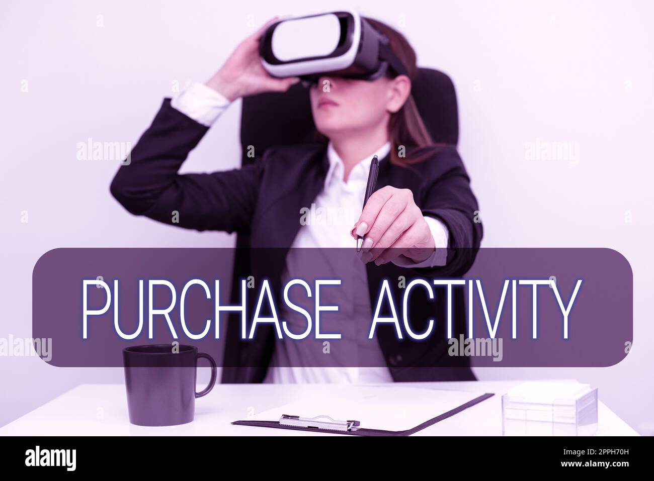 Sign displaying Purchase ActivityAcquiring goods to achieve the goals of an organization. Word ...