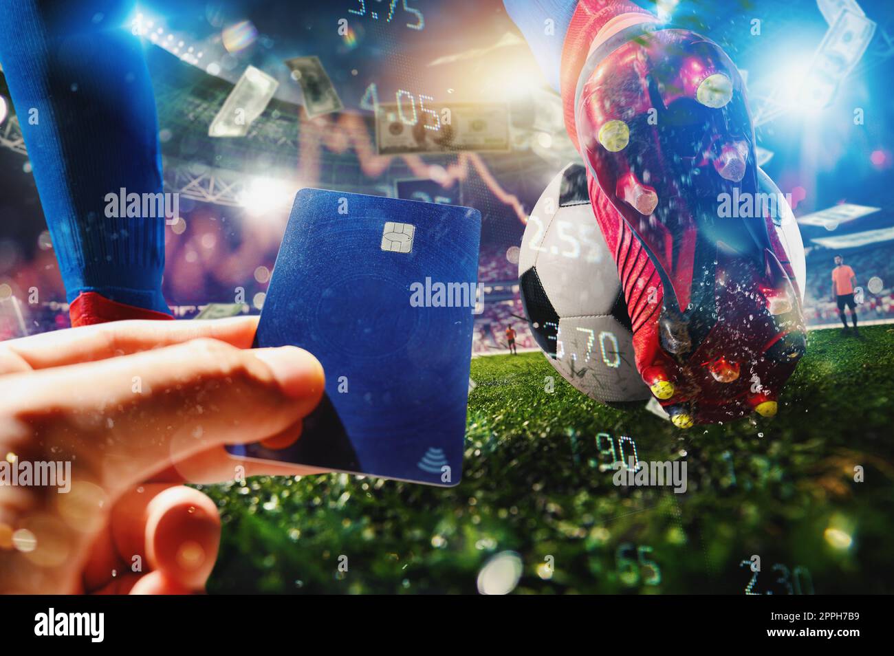 Football business card hi-res stock photography and images - Alamy