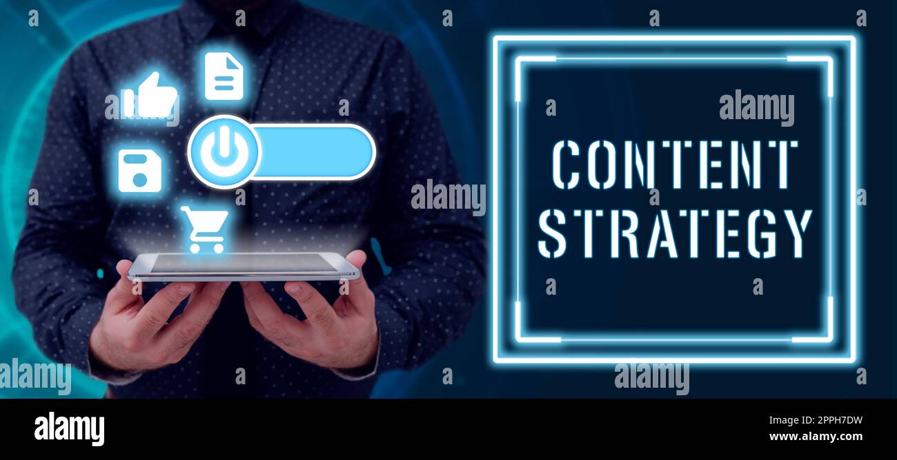 Conceptual caption Content Strategycreate marketing plan using good ...