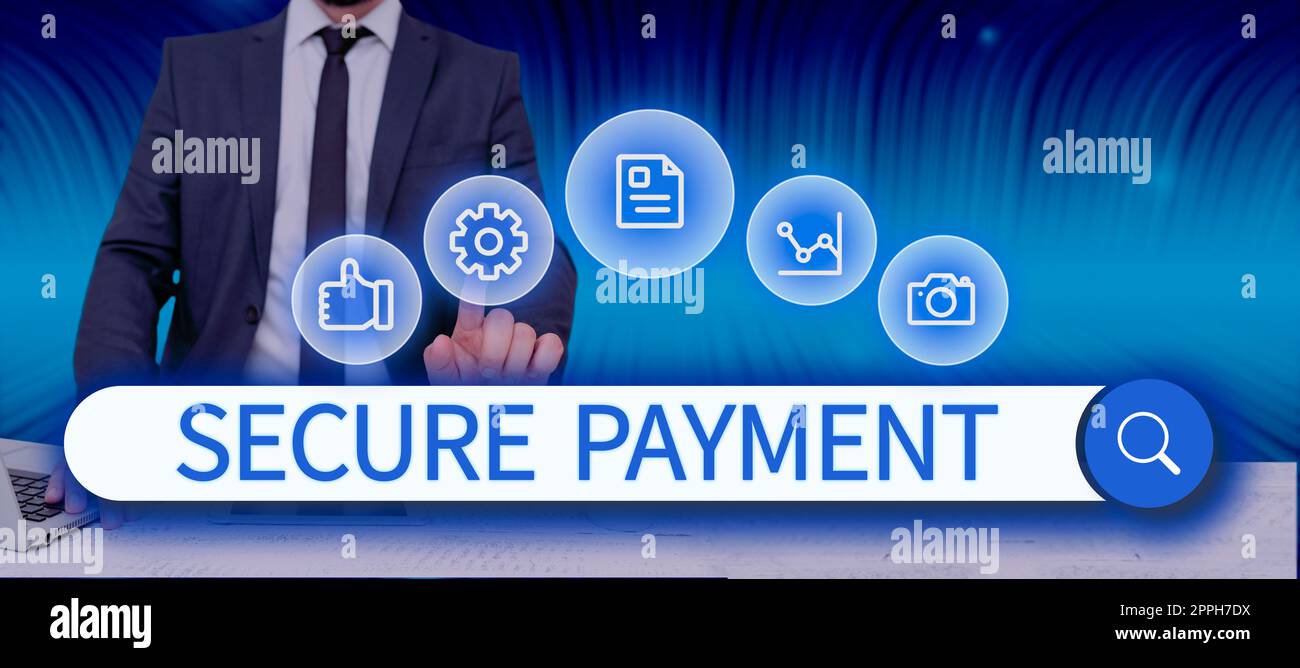 Text showing inspiration Secure PaymentSecurity of Payment refers to ...