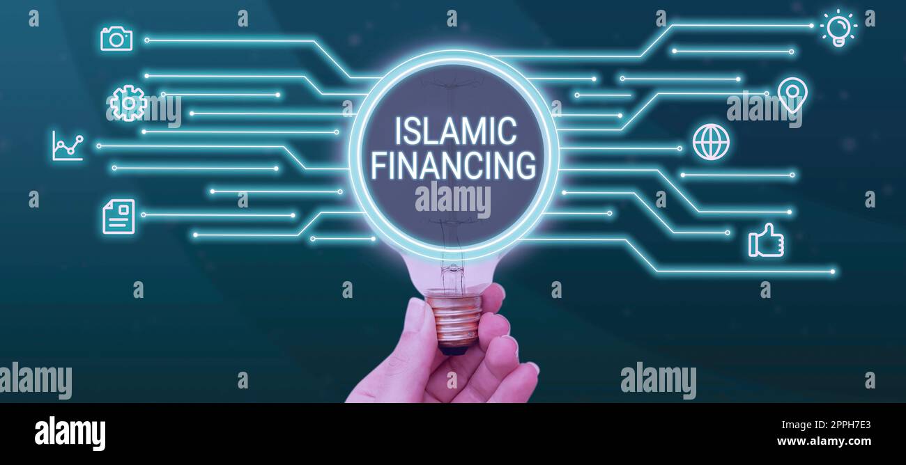 Text showing inspiration Islamic FinancingBanking activity and ...