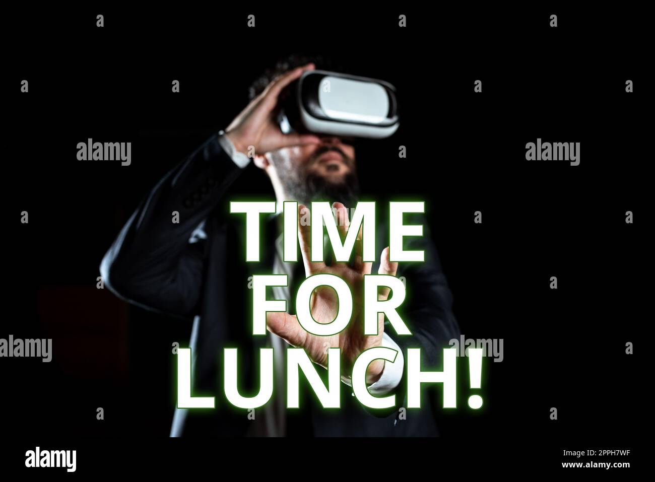 Handwriting text Be Your Own Boss. Business idea Moment to have a meal ...