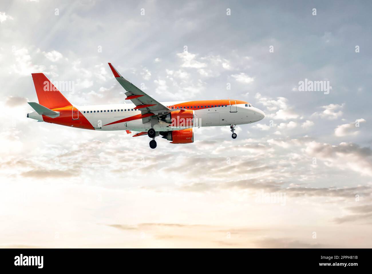 Jet wing in sunrise hi-res stock photography and images - Alamy