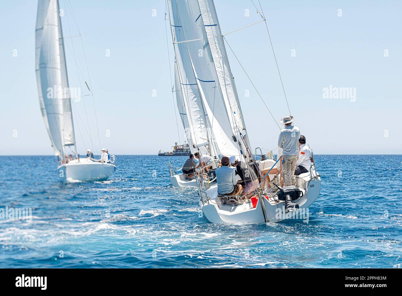 Crew sailing hi-res stock photography and images - Alamy