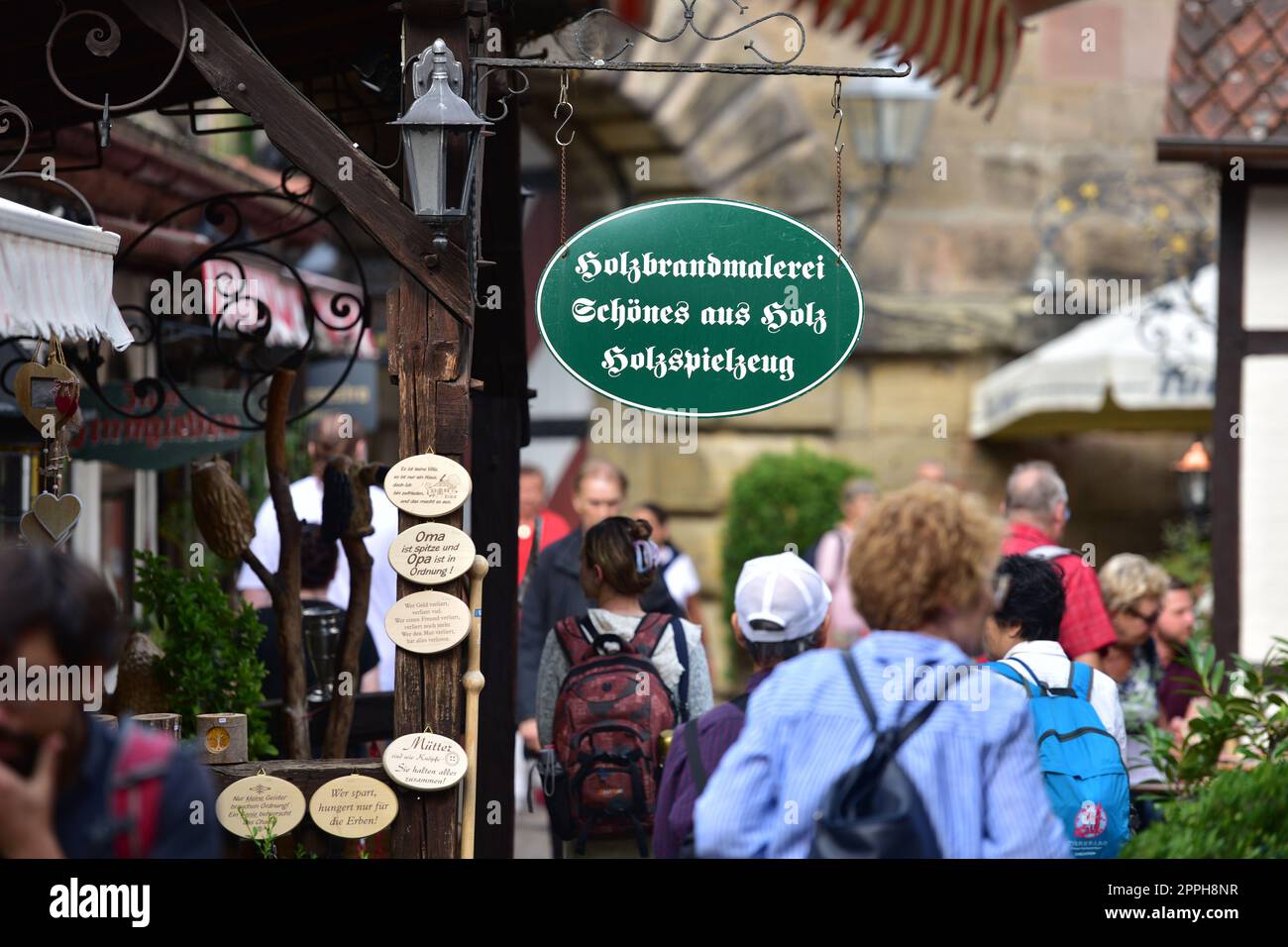 The Handwerkerhof in Nuremberg Stock Photo - Alamy