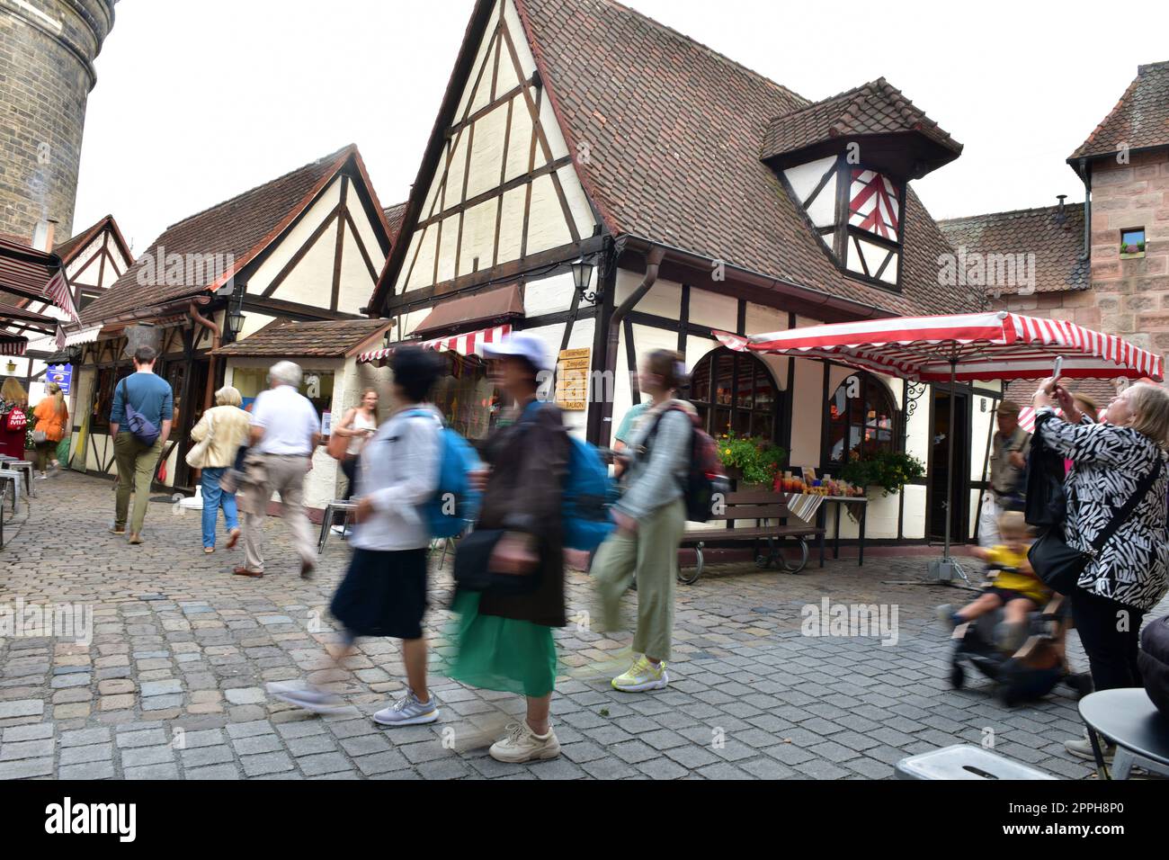 The Handwerkerhof in Nuremberg Stock Photo - Alamy