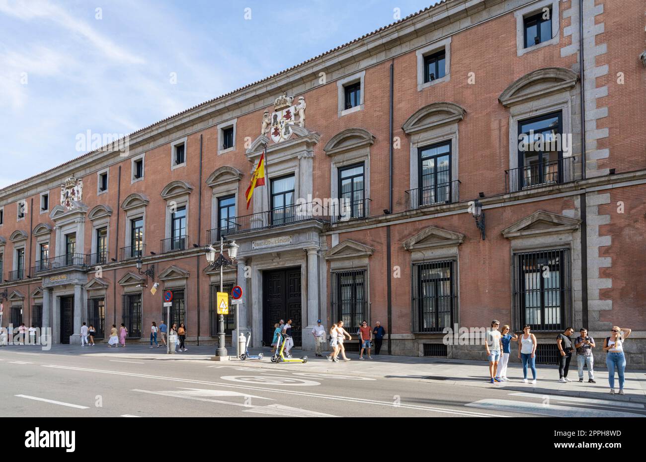 State Council palace in Madrid, Spain Stock Photo - Alamy