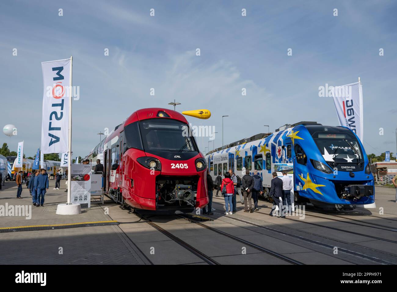 InnoTrans 2022, ALSTOM, France, Outdoor, Display Stock Photo - Alamy