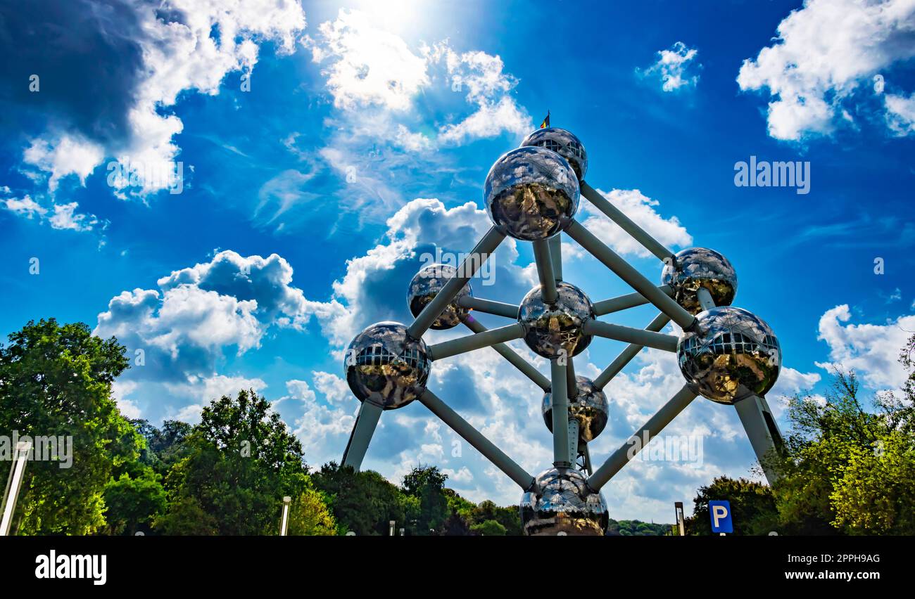 The Atomium, the famous landmark of Brussels, Belgium Stock Photo - Alamy