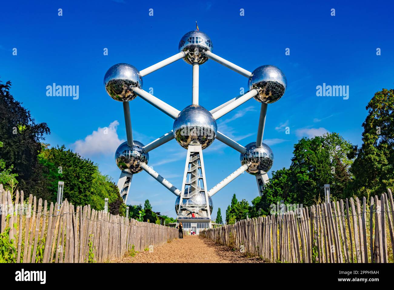 The Atomium, the famous landmark of Brussels, Belgium Stock Photo - Alamy