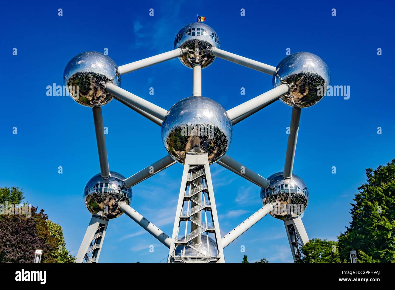 The Atomium, the famous landmark of Brussels, Belgium Stock Photo - Alamy