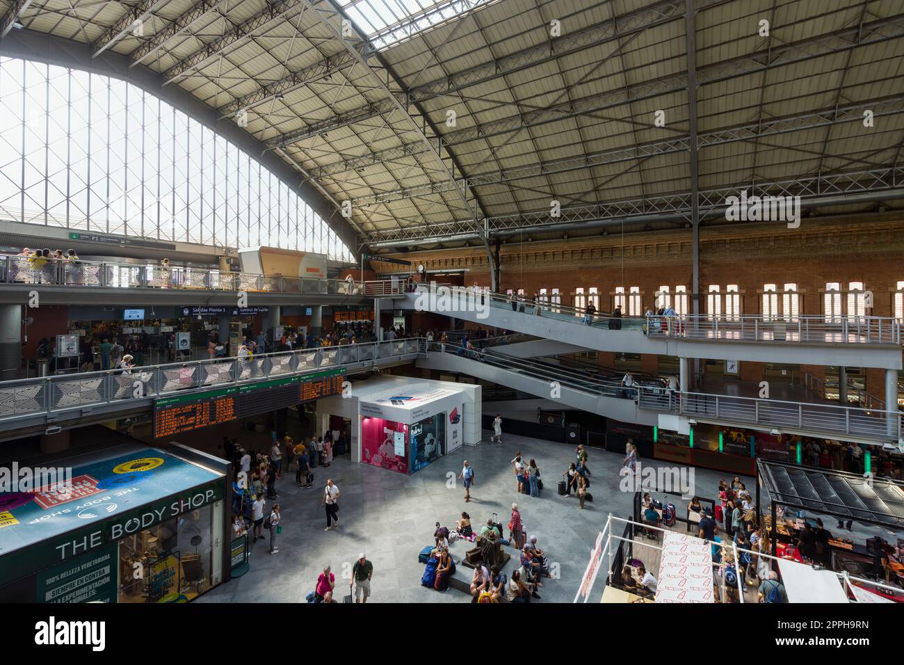 Atocha station roof hi-res stock photography and images - Alamy