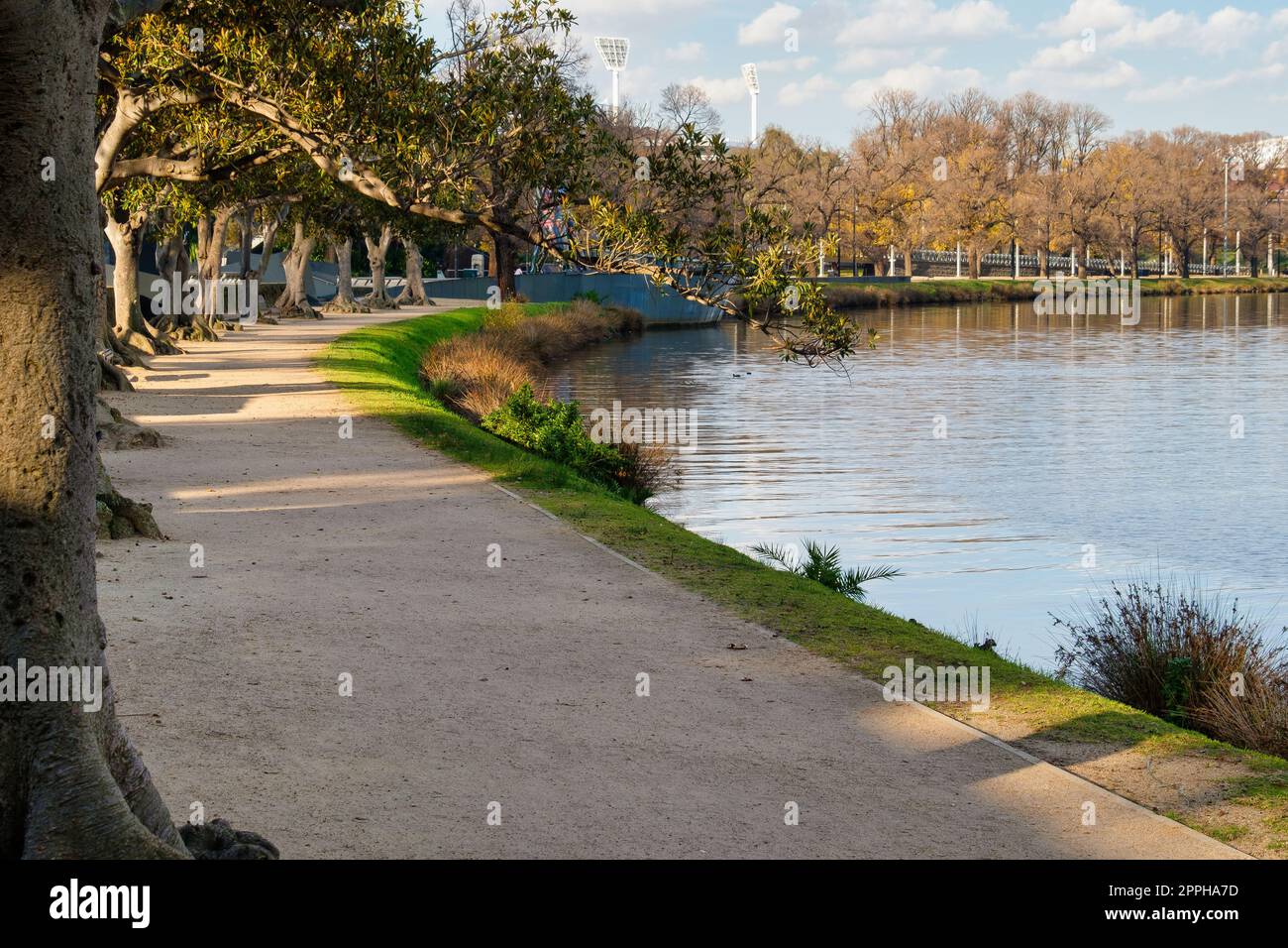 Flinders Walk - Melbourne Stock Photo - Alamy