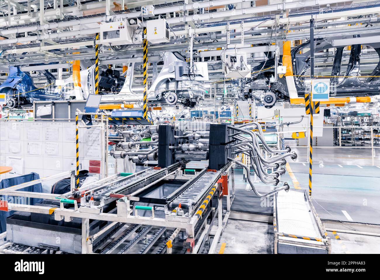 spare parts in a car plant Stock Photo - Alamy