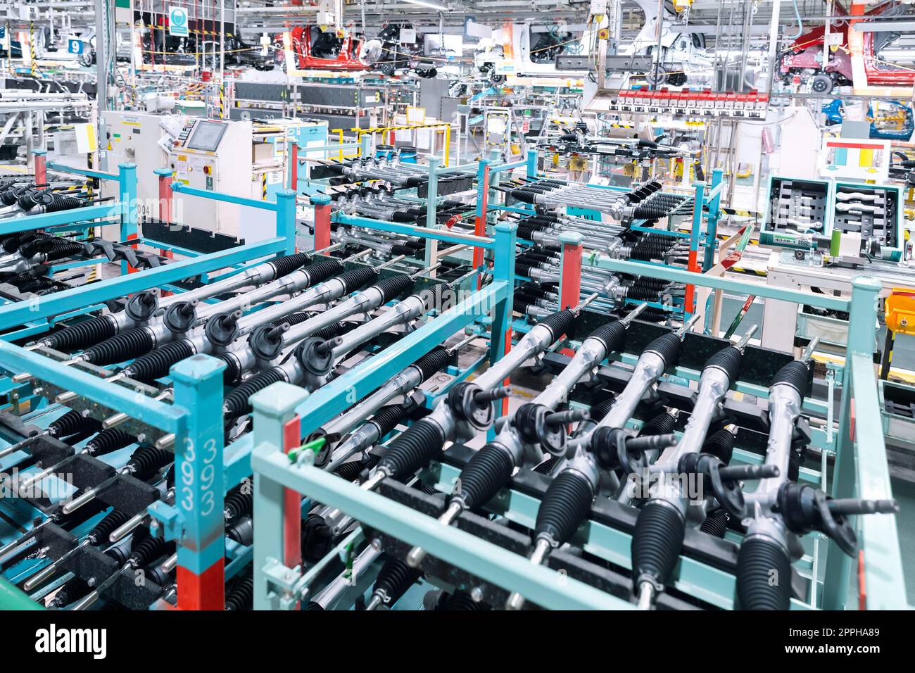 spare parts in a car plant Stock Photo - Alamy