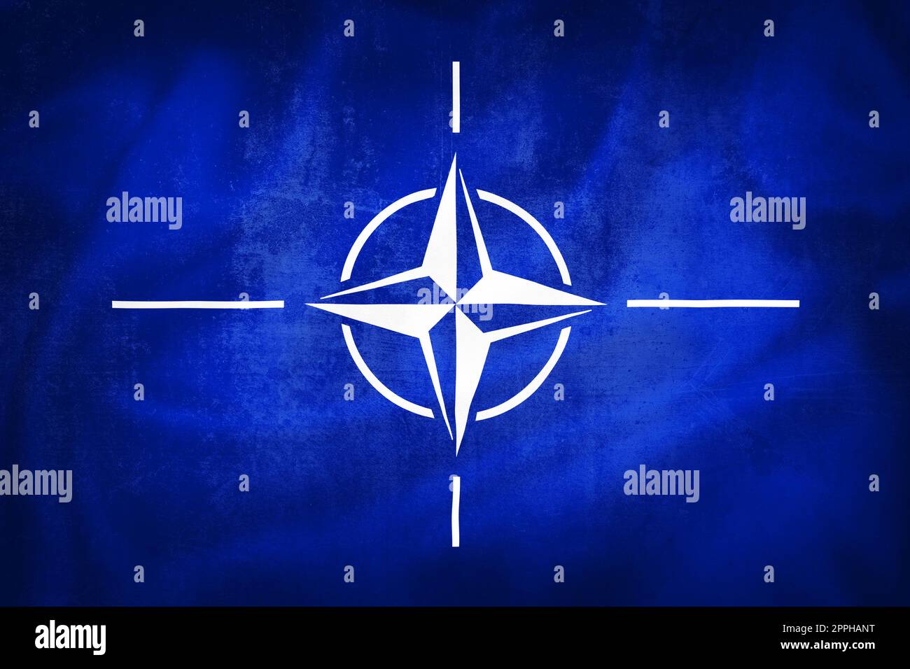 Grunge 3D illustration of NATO pact flag Stock Photo - Alamy