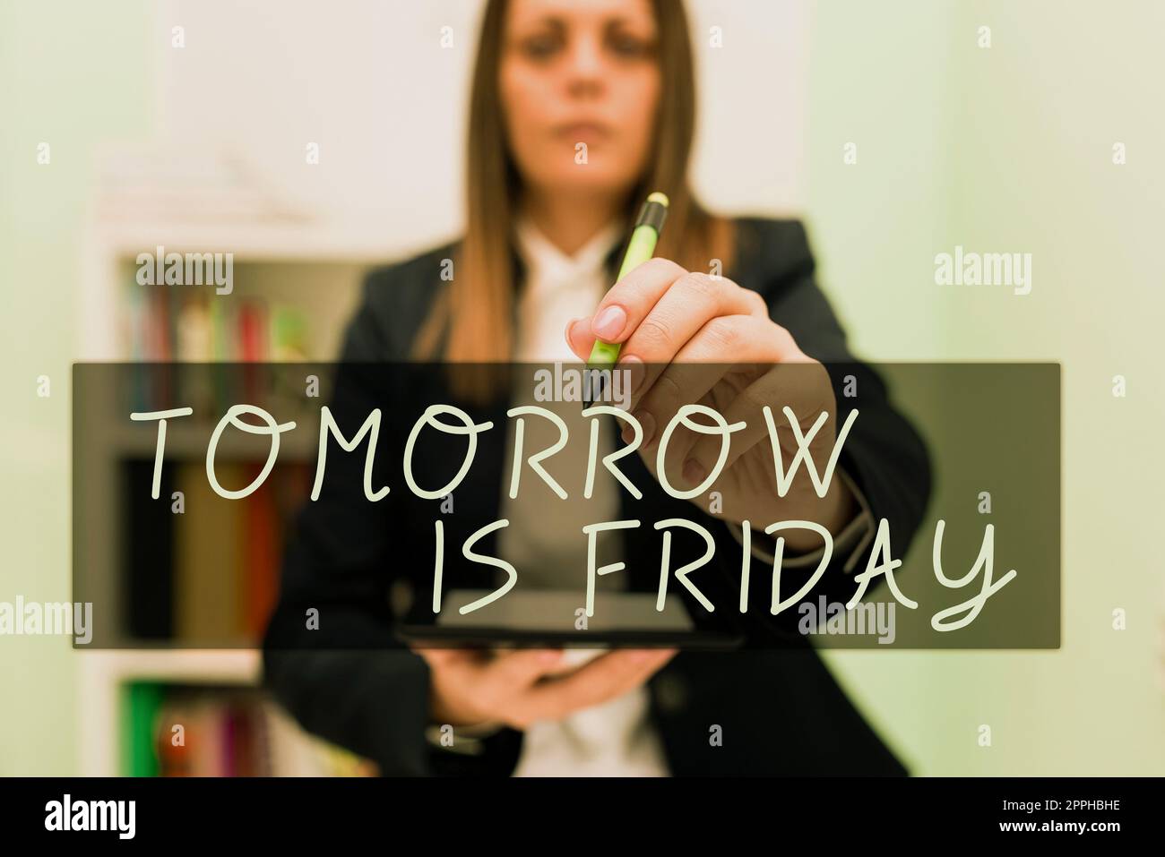 Good morning friday handwriting hi-res stock photography and images - Alamy