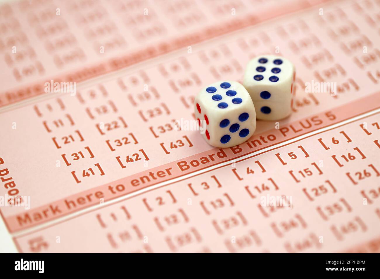 Dice numbers hi-res stock photography and images - Alamy