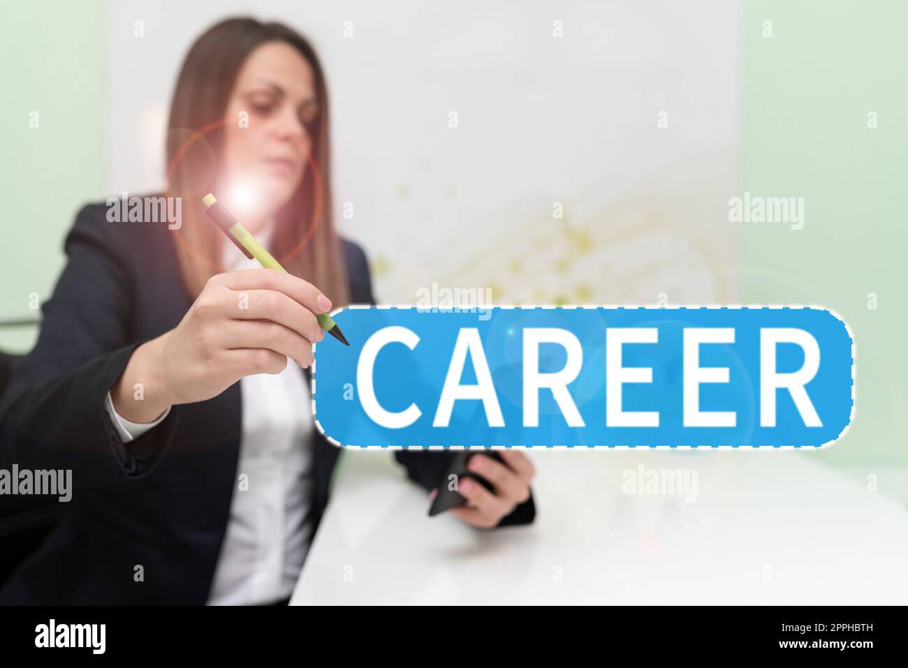 Conceptual Caption Career Internet Concept Occupation Undertook Significant Period With Moment 