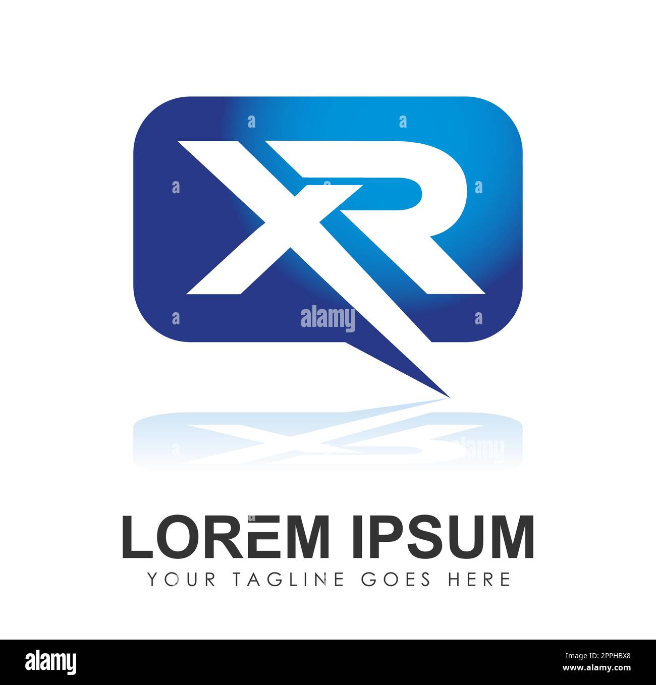 Monogram Logo Initial Letter XR Stock Vector Image & Art - Alamy