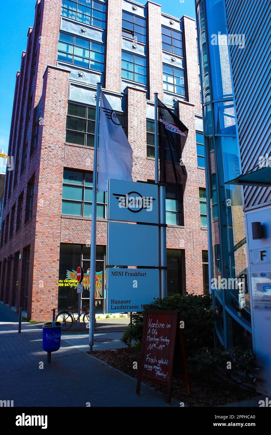 Exterior view of Mini Cooper Dealership in Germany. Mini is a British ...