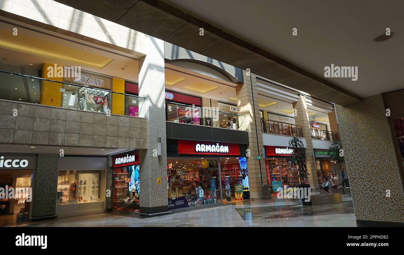 Istanbul, Turkey - September 15, 2022: Interior view of Forum Istanbul ...