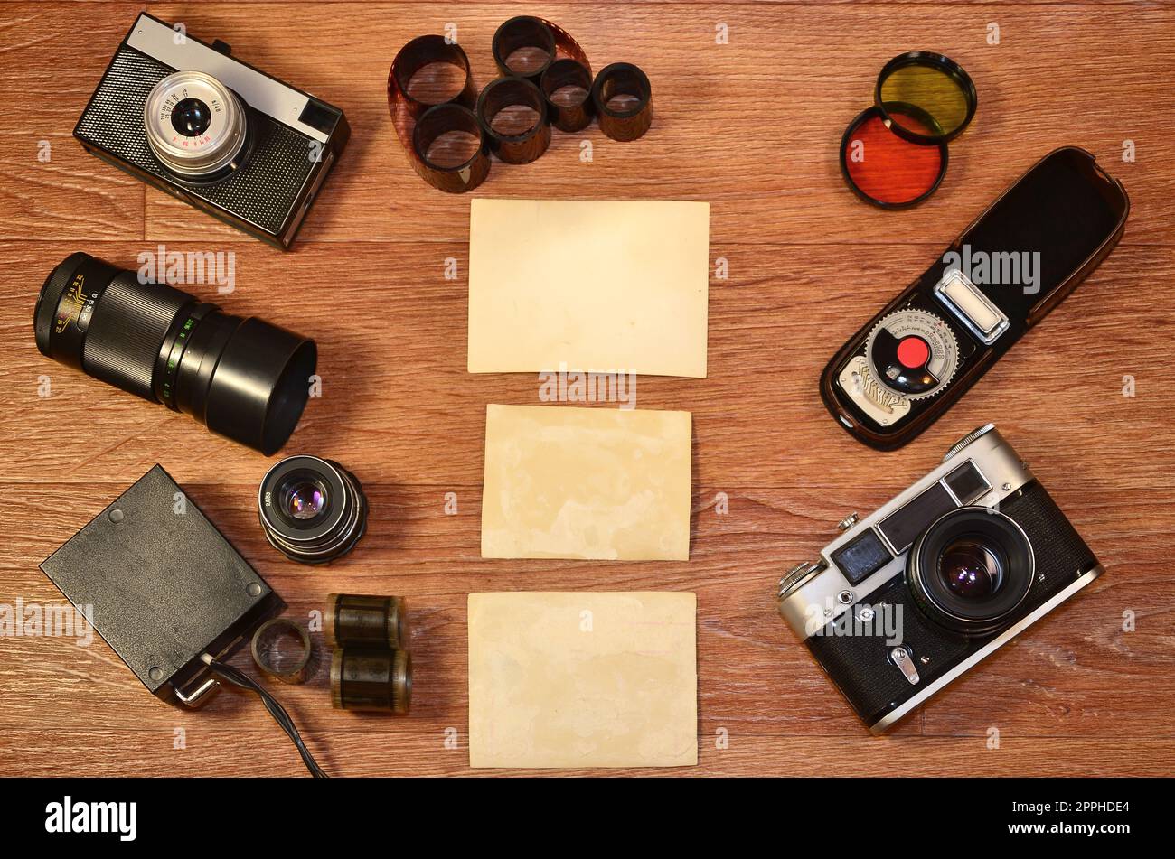 Still-life with old photography equipment Stock Photo - Alamy