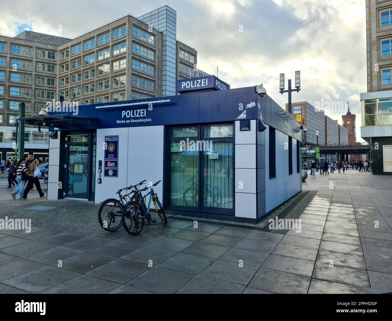 Berlin, Germany - 03. October 2022: View of the police station at the ...