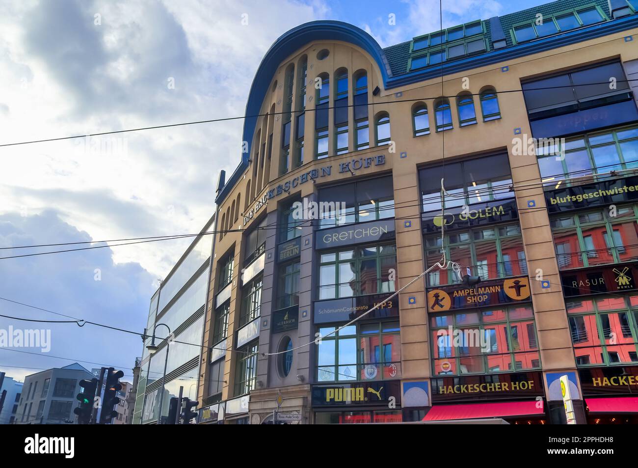 Berlin, Germany - 03. October 2022: The famous Hackesche Hoefe in ...