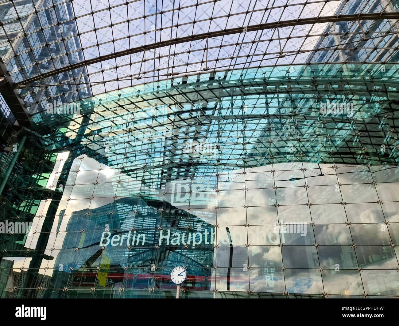 Berlin, Germany - 03. October 2022: The main station in the German ...