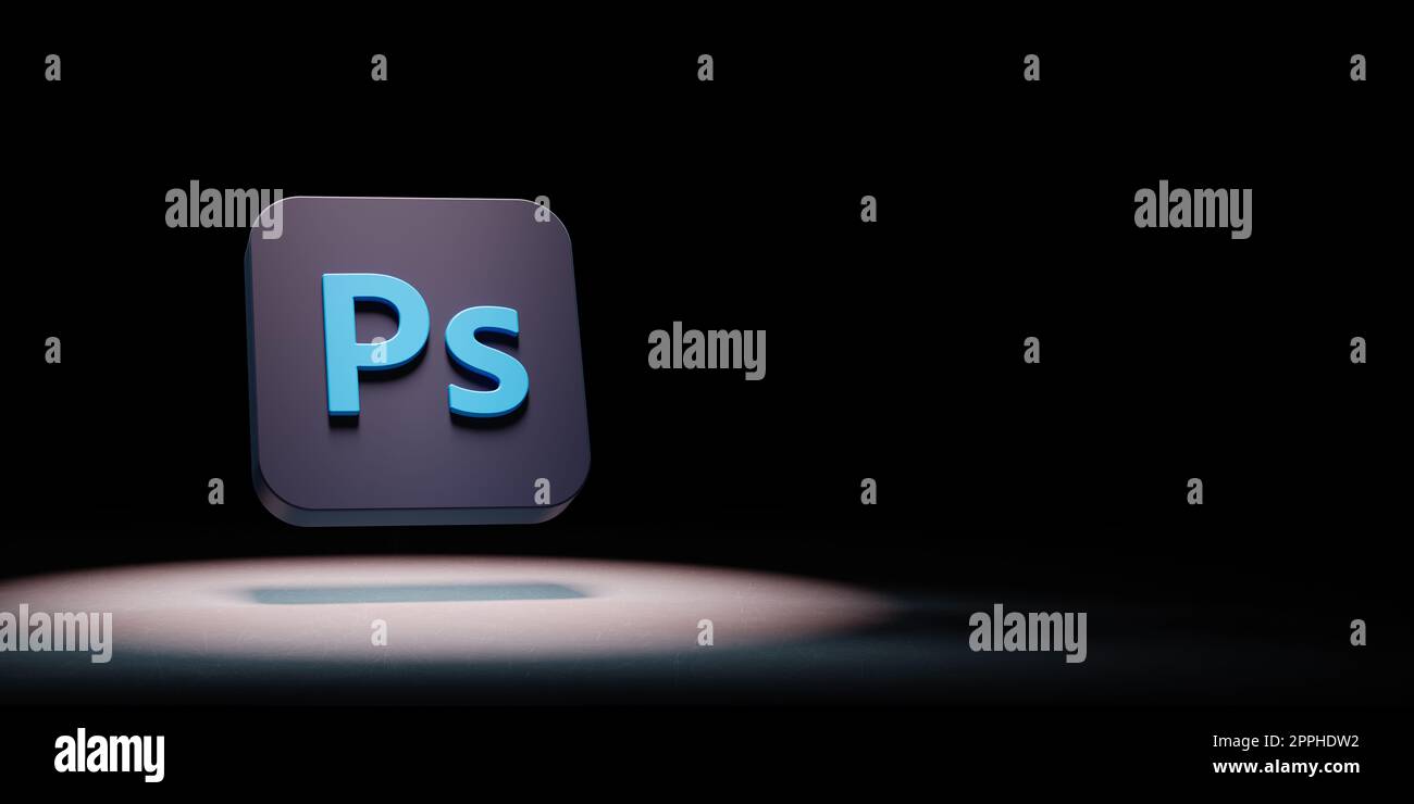 Photoshop App Icon Spotlighted on Black Background Stock Photo - Alamy Photoshop App Icon Spotlighted on Black Background Stock Photo - Alamy