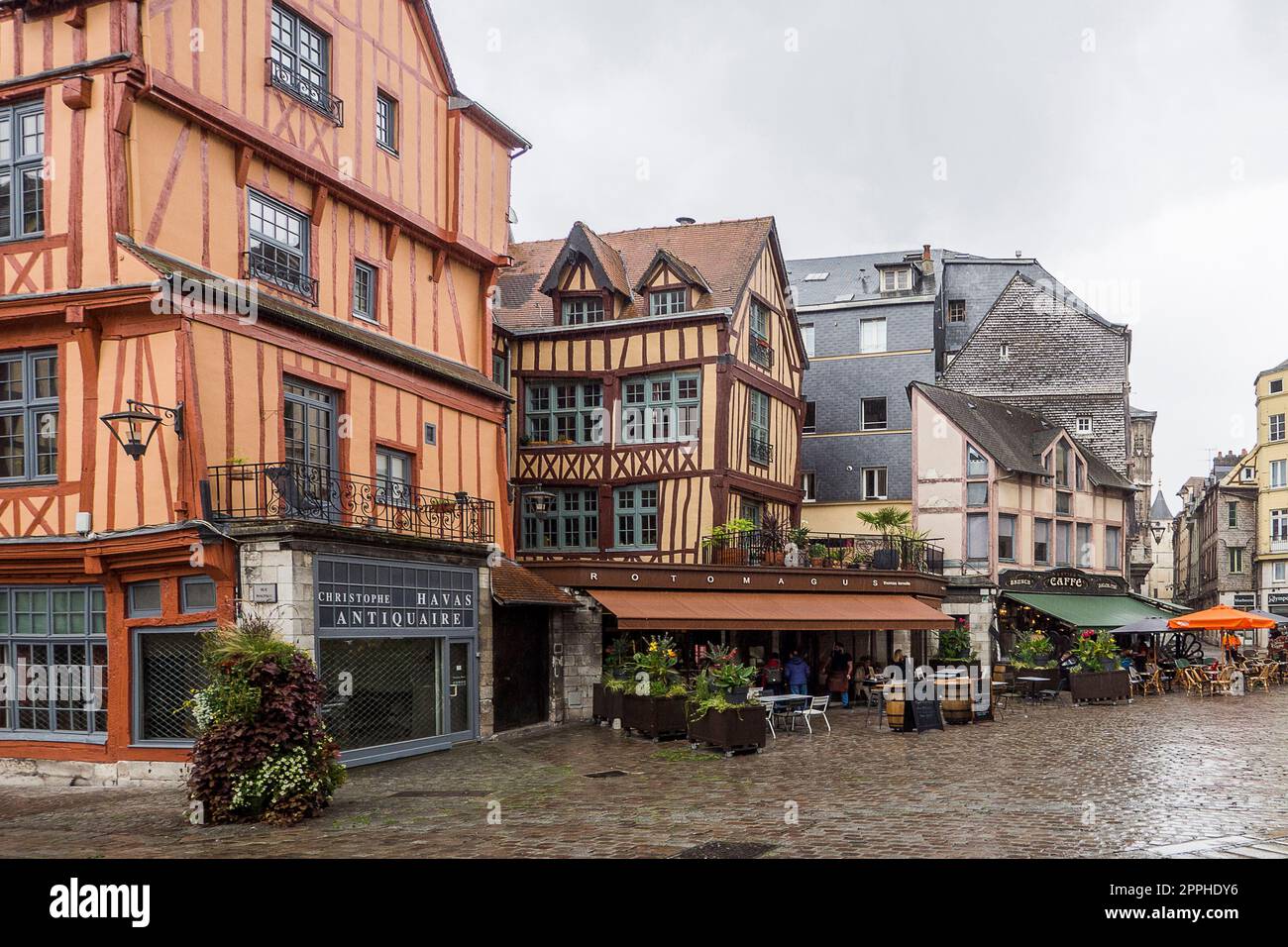 France, Old Town of Rouen Stock Photo - Alamy