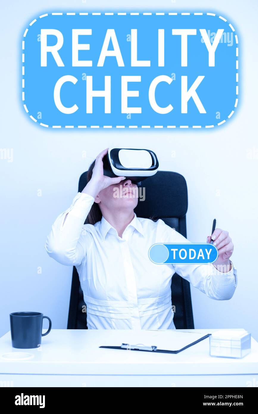 Writing displaying text Reality Check. Business approach making the ... Writing displaying text Reality Check. Business approach making the ...