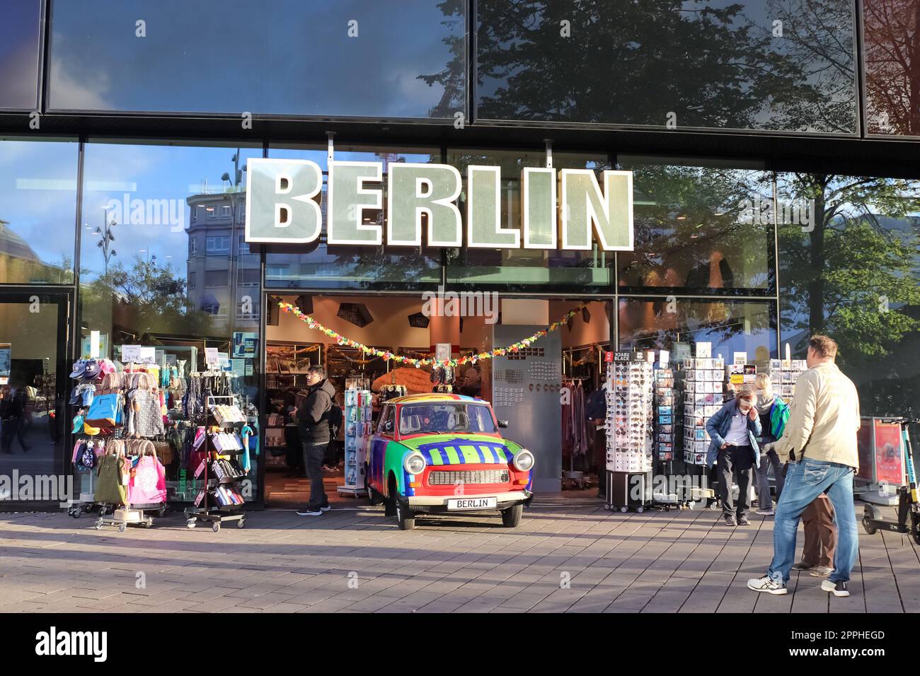 Berlin, Germany - 03. October 2022: Entrance of the Souvenir Shops ...