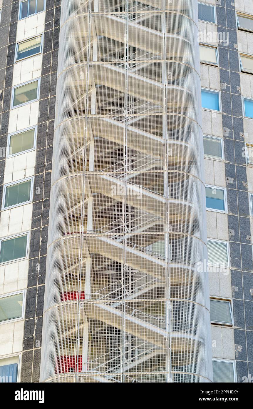 MADRID, SPAIN - OCTOBER 6, 2021: Facade detail of La Paz University ...