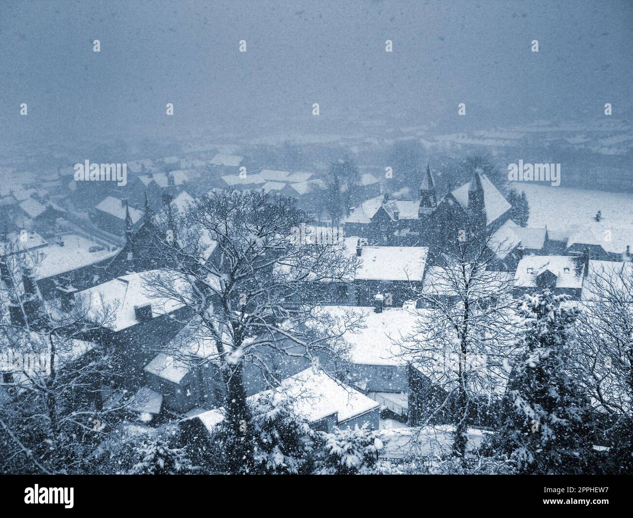 Clitheroe castle and winter hi-res stock photography and images - Alamy
