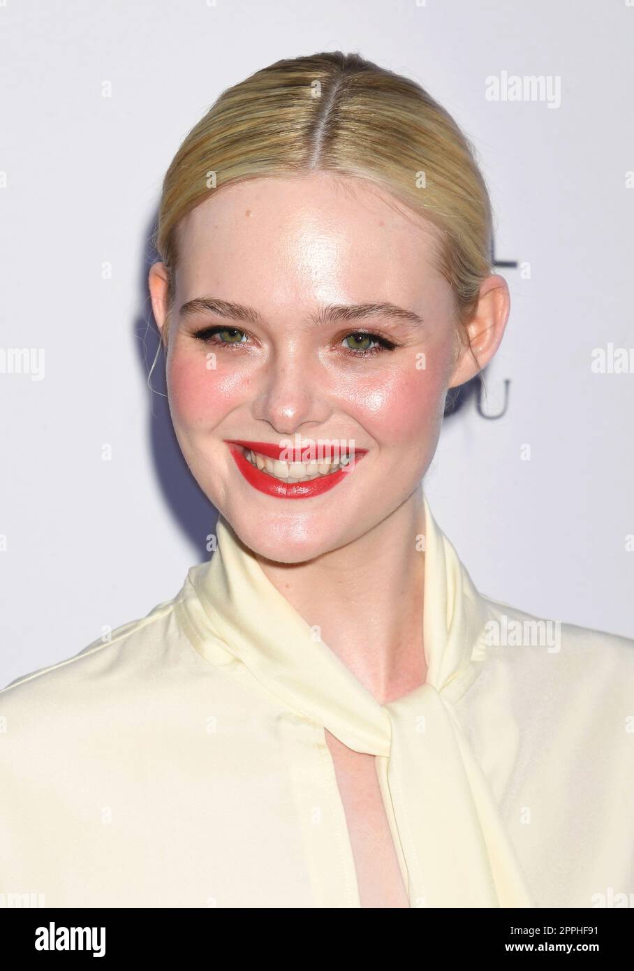 BEVERLY HILLS, CALIFORNIA - APRIL 23: Elle Fanning attends Daily Front ...