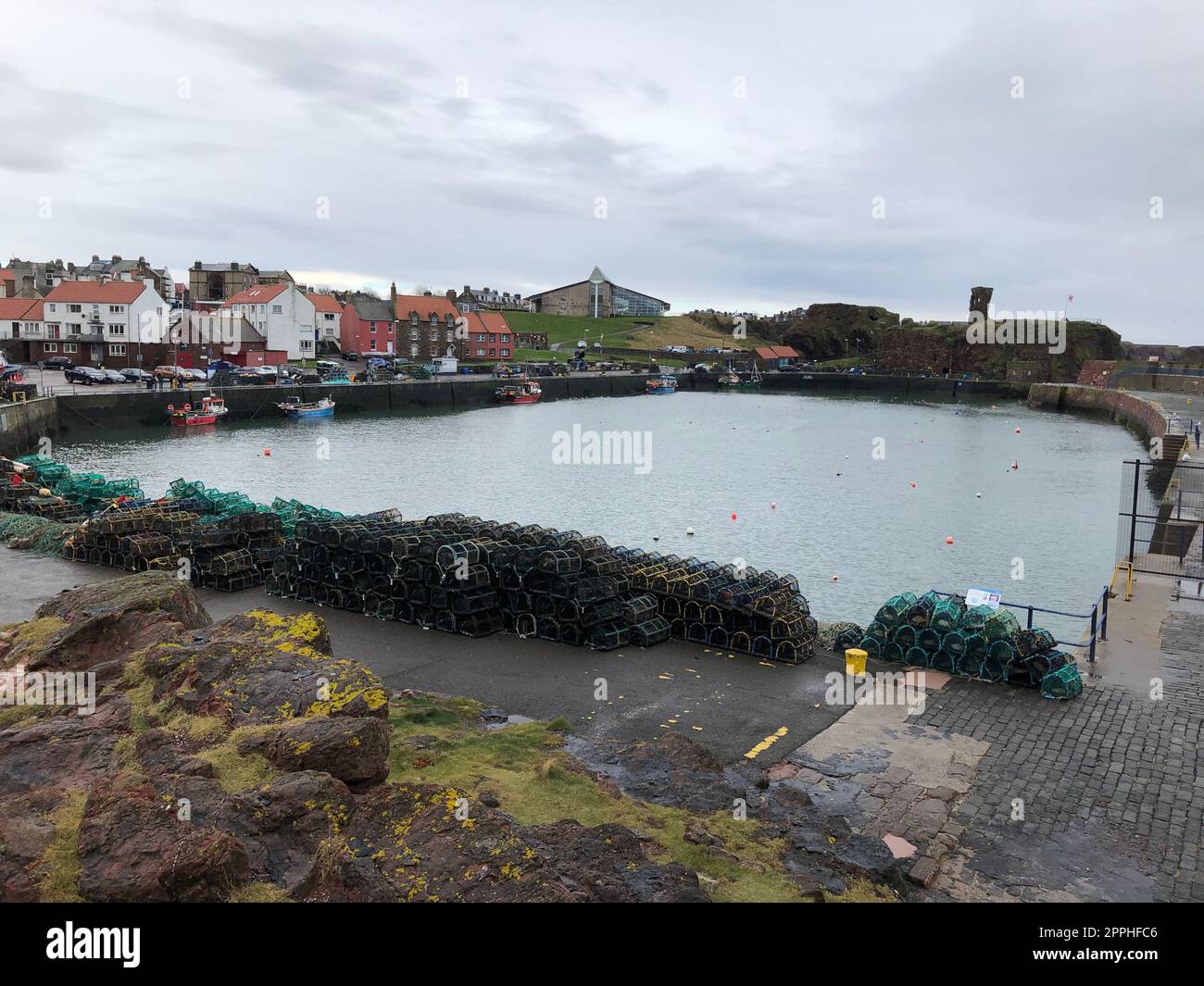 Dunbar is a town on the North Sea coast in East Lothian in the south ...